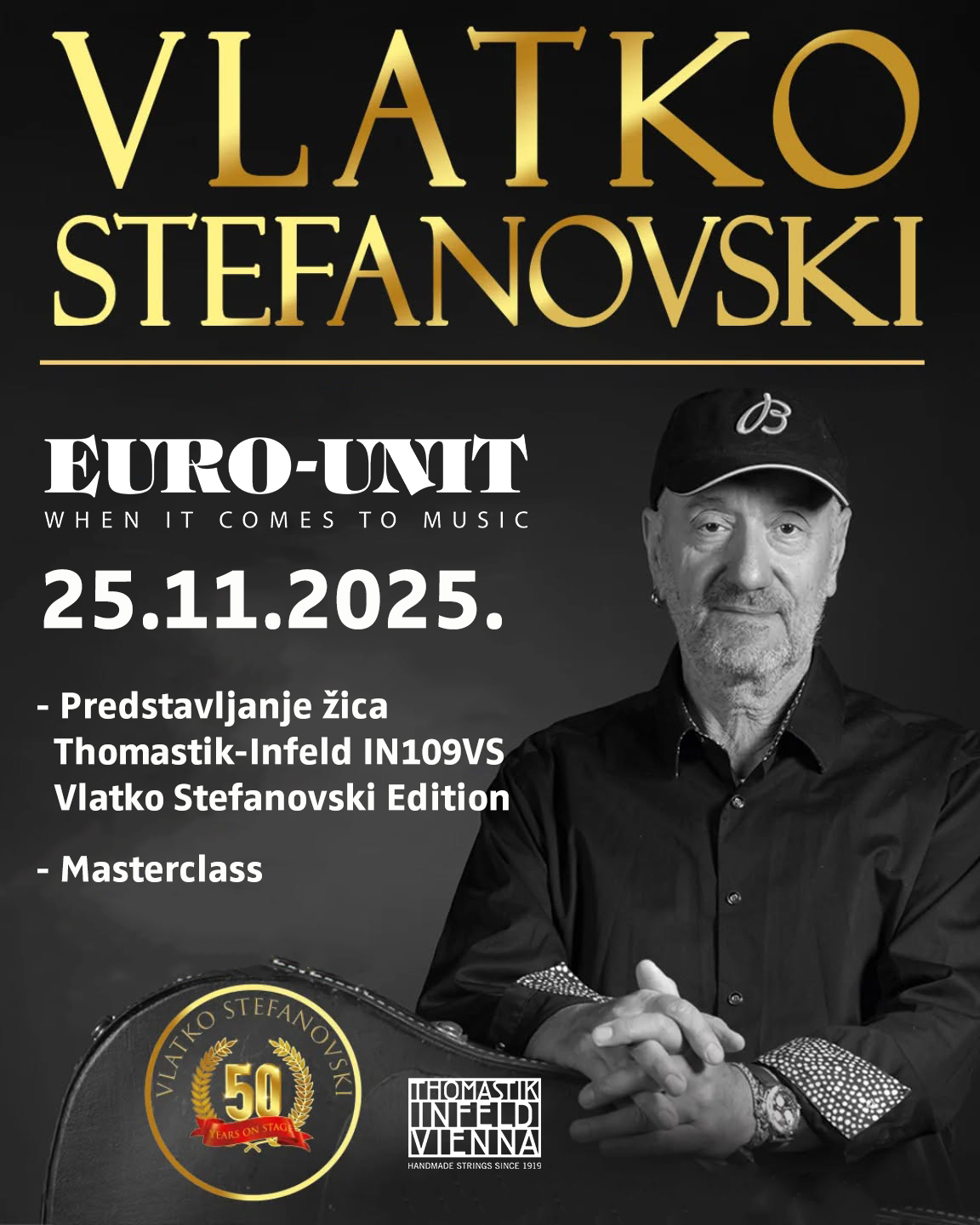 Vlatko Stefanovski is coming to EURO-UNIT Cakovec!